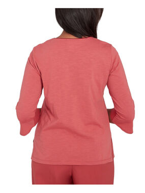 Alfred Dunner | Tops | Alfred Dunner Petite Extra Large Red Split Neck ...